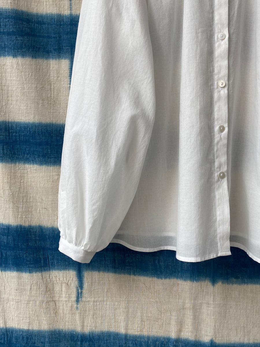 Bendix Shirt, cotton lawn white – La Bagatelle