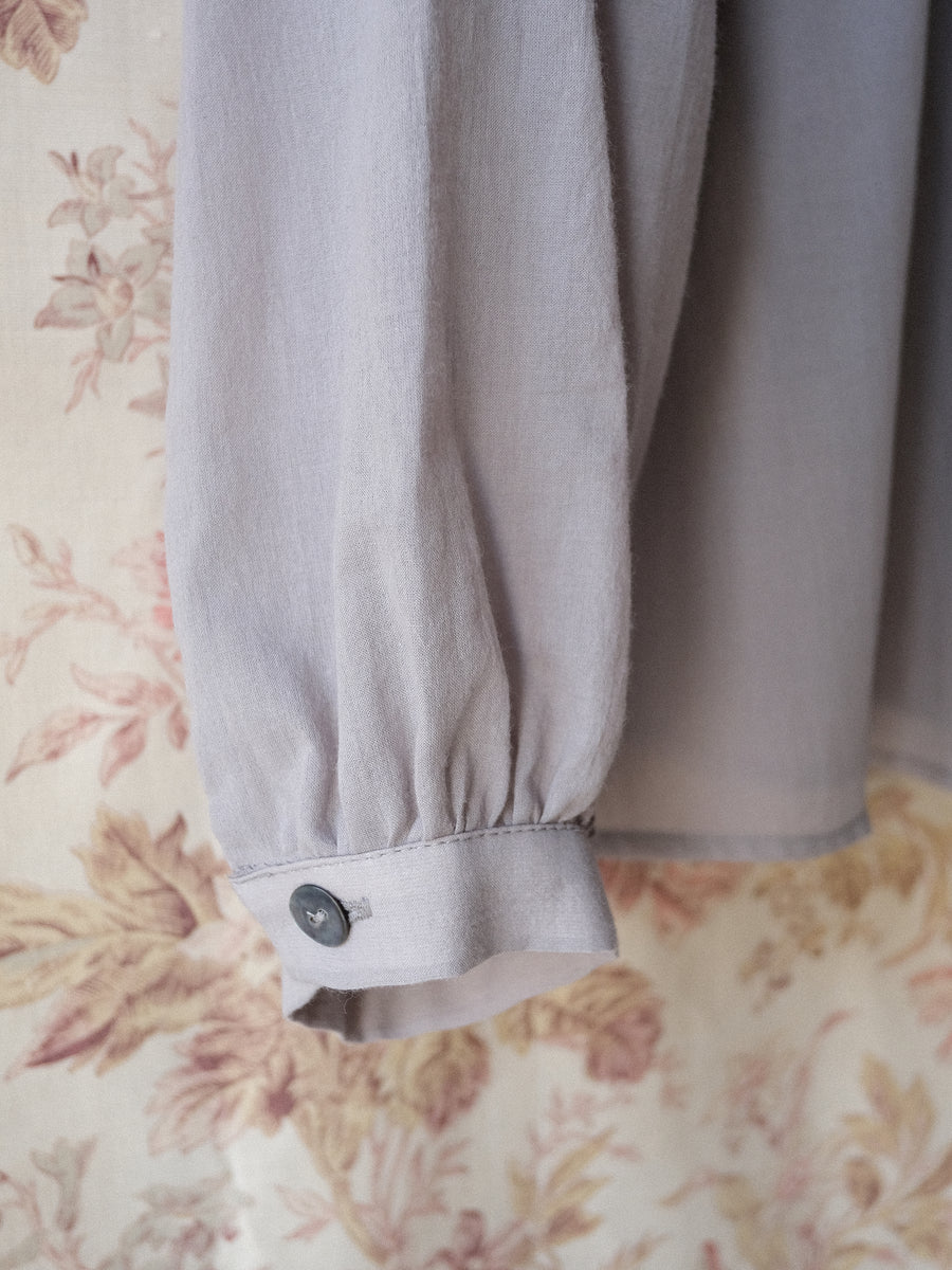Bendix Shirt, cotton lawn grey – La Bagatelle