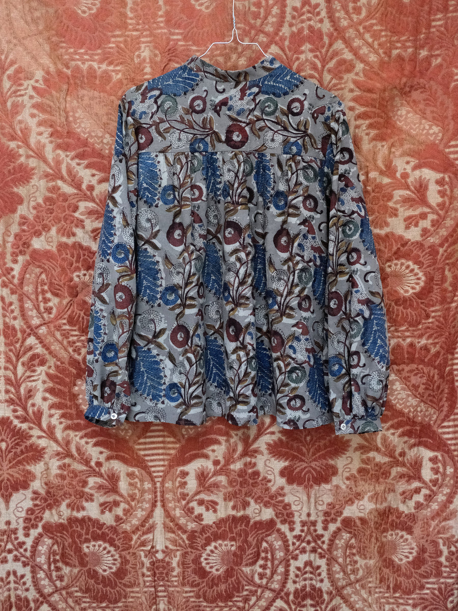 Bendix Shirt, Indian cotton blockprint – La Bagatelle