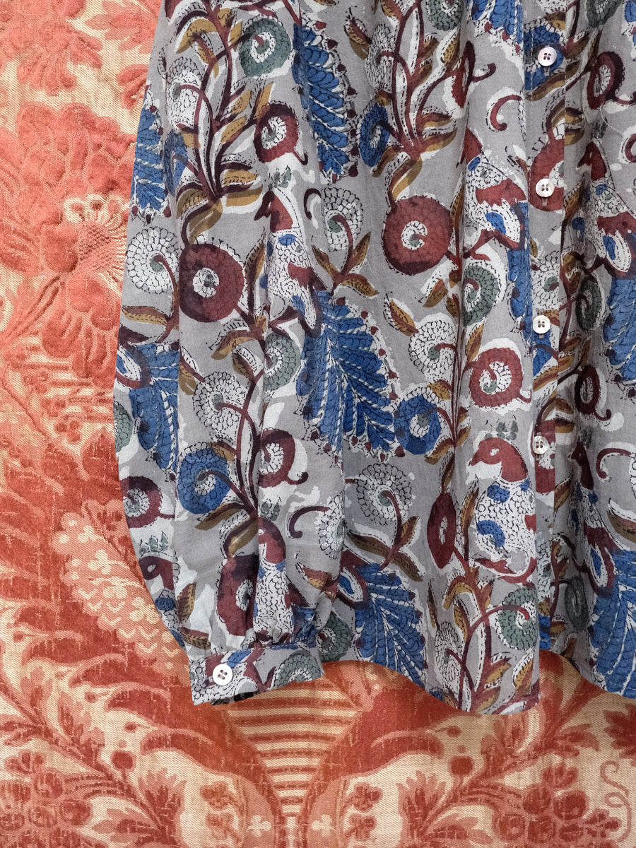 Bendix Shirt, Indian cotton blockprint – La Bagatelle
